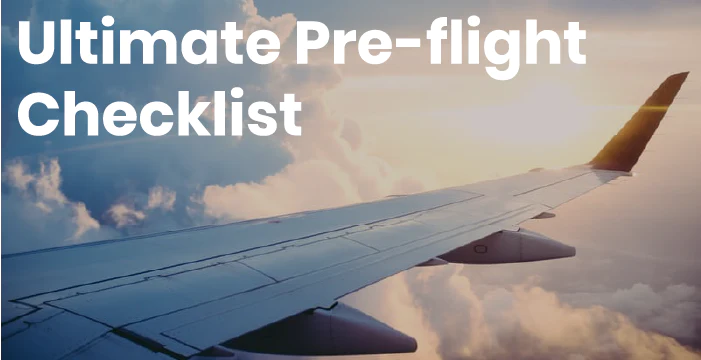 Your Ultimate Pre-Flight Checklist | Travel Hub Blog | Simify