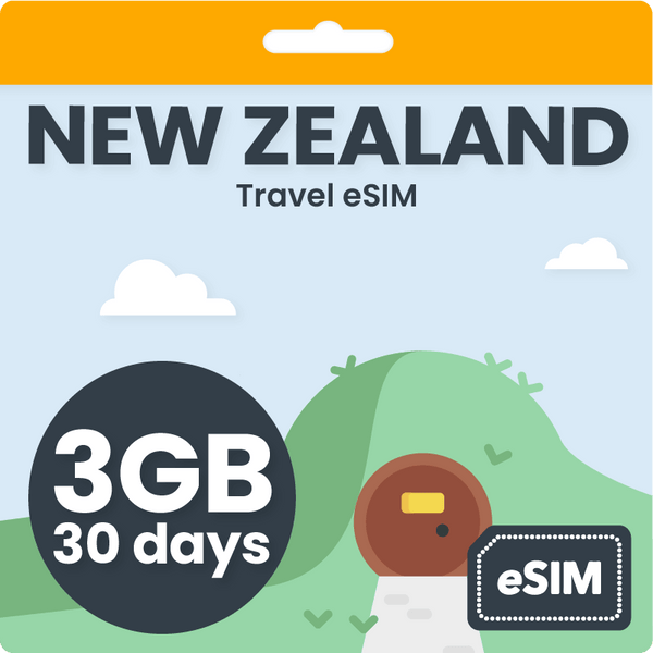 New Zealand Travel eSIM | 3GB | 30 Days